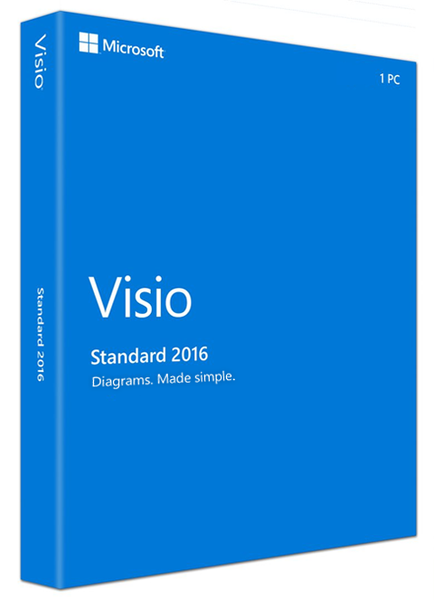 Microsoft Visio Standard 2016 [D86-05549] | MyChoiceSoftware.com